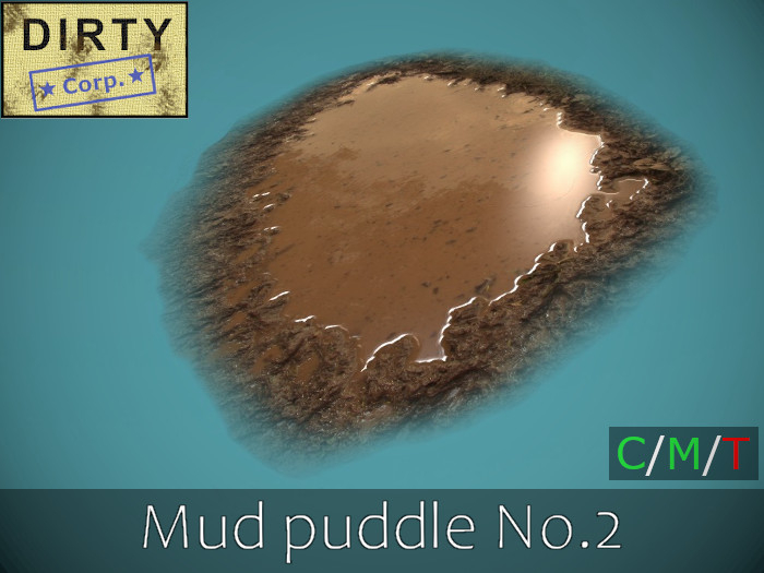 Second Life Marketplace - Mud puddle No.2 texture